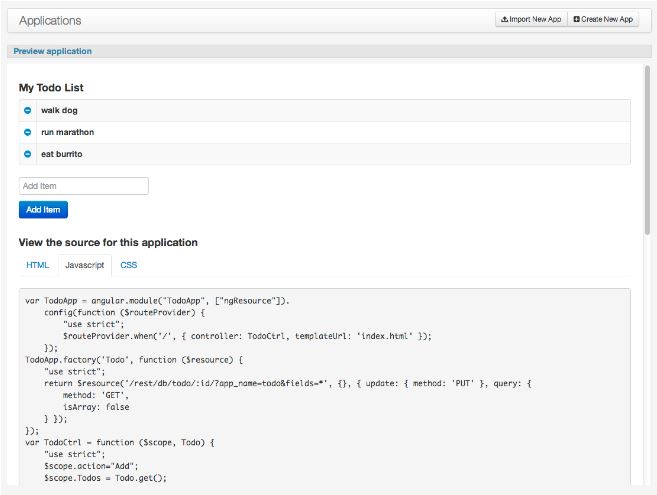 Build an app using DreamFactory Services Platform | Dreamfactory